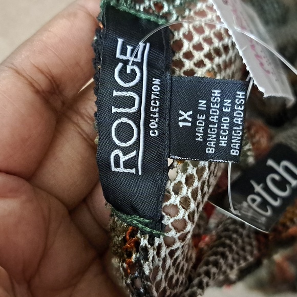 Rouge Collection | Pants & Jumpsuits | Rouge Collection Camoflower Mesh ...